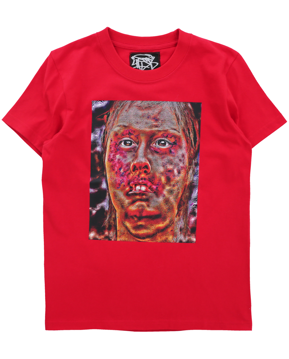 4FSB - RABIES TEE (RED) | RADD LOUNGE